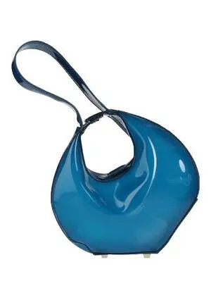 Patrizia Pepe Coated Fabric Hobo Bag - Blue