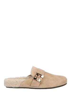Tory Burch Leather Mules & Clogs - Sand