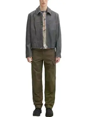 Kenzo Leather Jacket - Grey