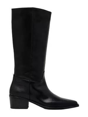 VAGABOND SHOEMAKERS Kelsey Leather Pointed-toe Boots - Black