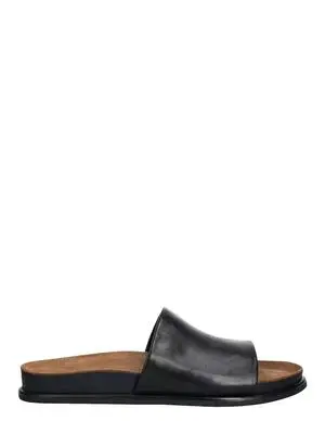 VAGABOND SHOEMAKERS Effie Leather Open-toe Flat Sandals - Black