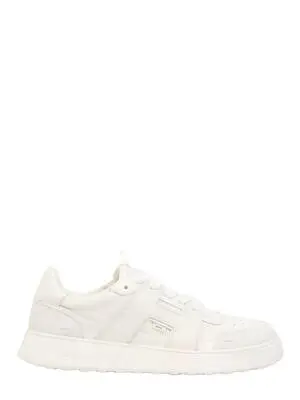 AMI Paris Cowhide Leather A Walk Sneakers - Neutrals