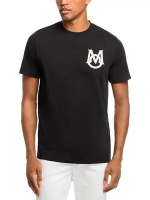 Moncler Short Sleeve Logo Tee - Black