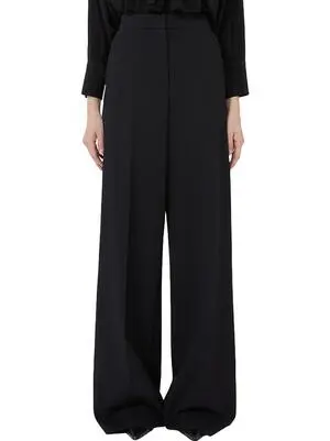 Max Mara Jersey Wide Leg Pants - Black
