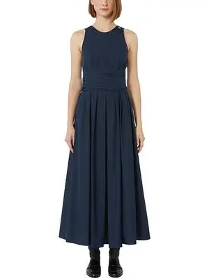 Max Mara Ussita Cotton Midi Dress - Ultramarin