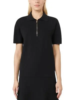MAX MARA Teti Knit Polo Top