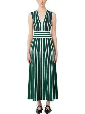Max Mara Tallone Knit Dress - Green