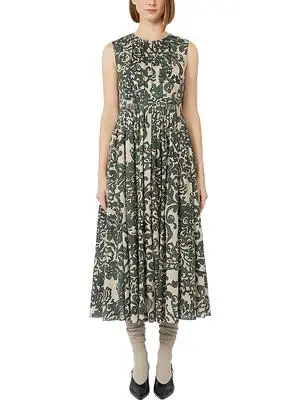 Max Mara Venice Cotton Dress - Kaki