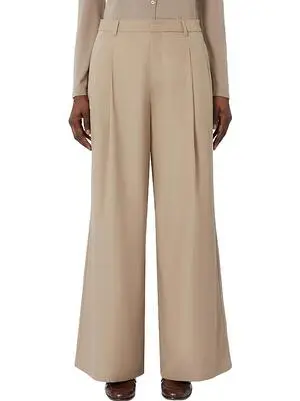 Max Mara Nora Wide Leg Pants - Turtledove