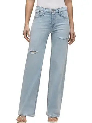 Hudson Jeans Rosie High-rise Wide-leg Jeans - Rearview
