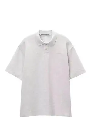 Alexander Wang Piqué Polo Shirt - Grey