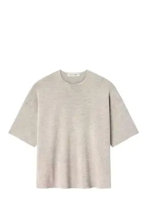 Fear Of God Merino Short-sleeve Heather Stone T-shirt - Grey