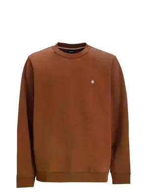 BOSS Logo-appliqué Sweatshirt - Brown