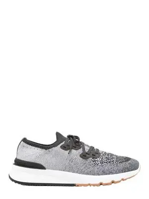Brunello Cucinelli Knit Low-top Sneakers - Black