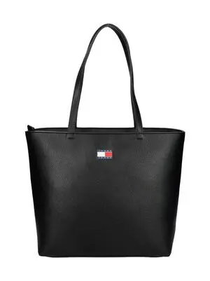 Tommy Hilfiger Logo-plaque Tote Bag - Black