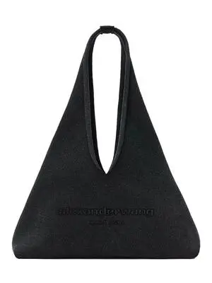 Alexander Wang Triangular Logo-plaque Bag - Black