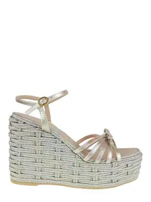VALENTINO Bow-Detail Woven Espadrilles