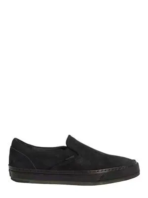 HENDER SCHEME Suede Slip-on Sneakers - Black