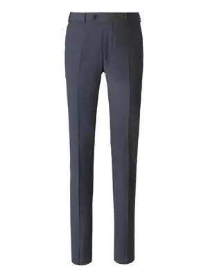 Scabal Wool Side-pocket Trousers - Grey