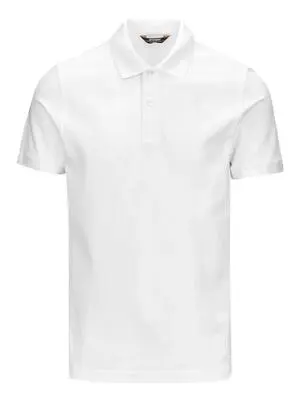 K-WAY Ribbed-trim Polo Shirt - White