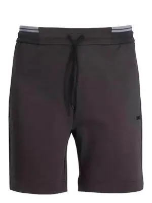 BOSS Drawstring-waist Shorts - Grey
