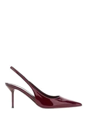 Paris Texas 70mm Lidia Slingback Pointed-toe Pumps - Red