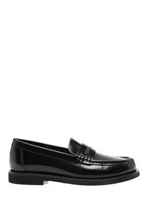 Brunello Cucinelli Monili Chain-detailed Loafers - Black