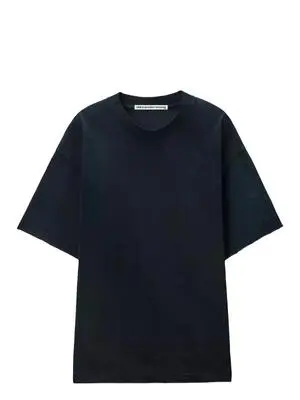 Alexander Wang Logo Cotton T-shirt - Black
