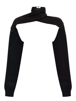 Fendi Knitted High-neck Jumper - Brown