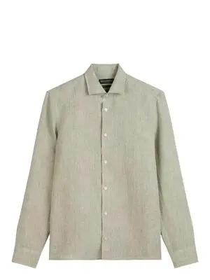 Marc O'polo Textured Button-up Shirt - Neutrals