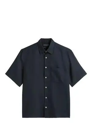 Marc O'polo Short-sleeve Button-up Shirt - Blue