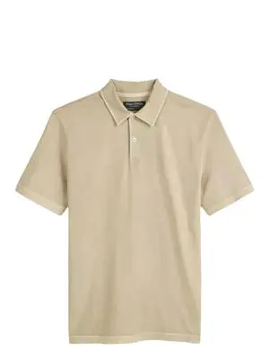 Marc O'polo Button-up Polo Shirt - Neutrals