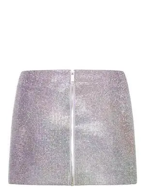 SELF-PORTRAIT Chainmail Mini Skirt