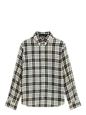 Proenza Schouler Checked Shirt - Black