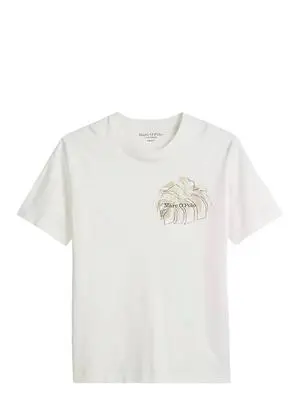 Marc O'polo Leaf-print T-shirt - White