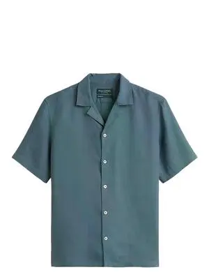 Marc O'polo Short-sleeve Button-up Shirt - Blue