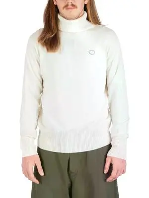 SOCIETE ANONYME Roll-neck Logo Sweater - Neutrals