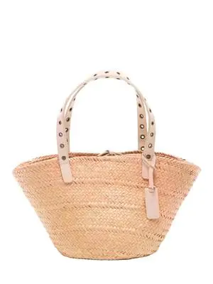 Nannacay Woven Straw Tote Bag - Neutrals