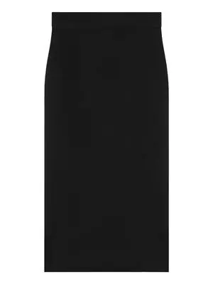 Saint Laurent Wool Skirt - Black