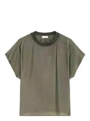 Marc O'polo Draped Short-sleeve Top - Green