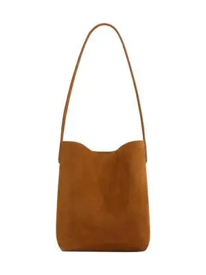 MANSUR GAVRIEL Small Everyday Cabas Suede Hobo Bag Saddle