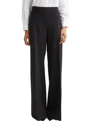 Carolina Herrera Diane High-waist Wide-leg Pants - Black