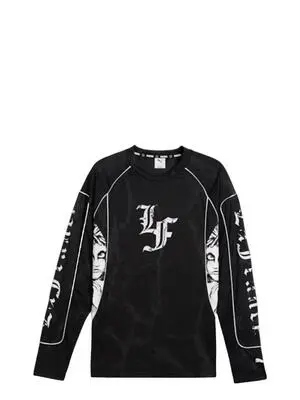 PUMA Lamelo Ball Lafrance Jersey - Black/flat Medium Gray Aop