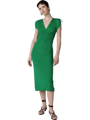 Diane Von Furstenberg Charlotte Dress - Signature Green