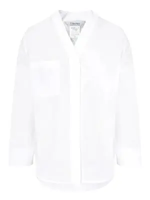 MAX MARA V-Neck Pocket Shirt