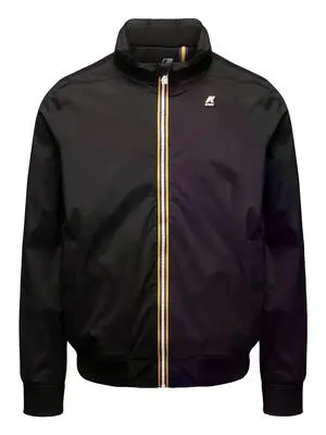 K-WAY Zip-fastening High-neck Jacket - Black