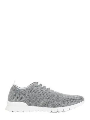 Kiton Knitted Lace-up Sneakers - Grey