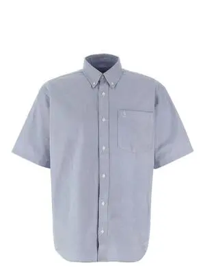 Carhartt Work In Progress Logo-embroidered Oxford Shirt - Blue
