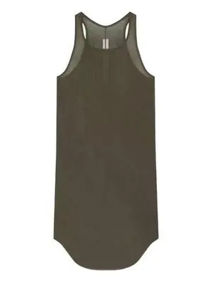 Rick Owens Ribbed Racerback Tank Top - Green