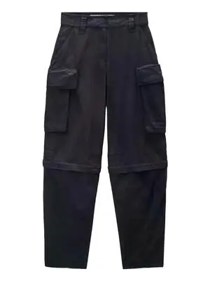 Alexander Wang Detachable-panel Cargo Trousers - Black